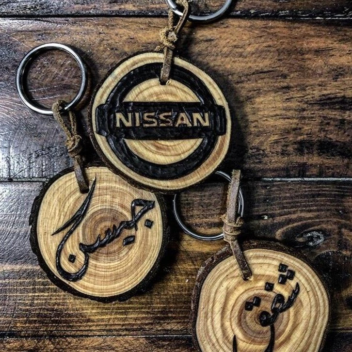 Pyrography Keychain (Handmade) – Eleven Stars & Company.